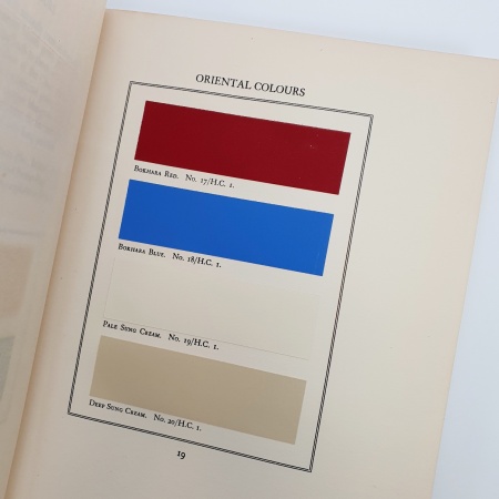 A Tint Book of Historical Colours suitable for decorative work. Library ...