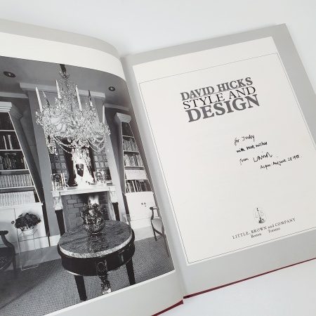 David Hicks. Style and Design [INSCRIBED] | Beaux Books