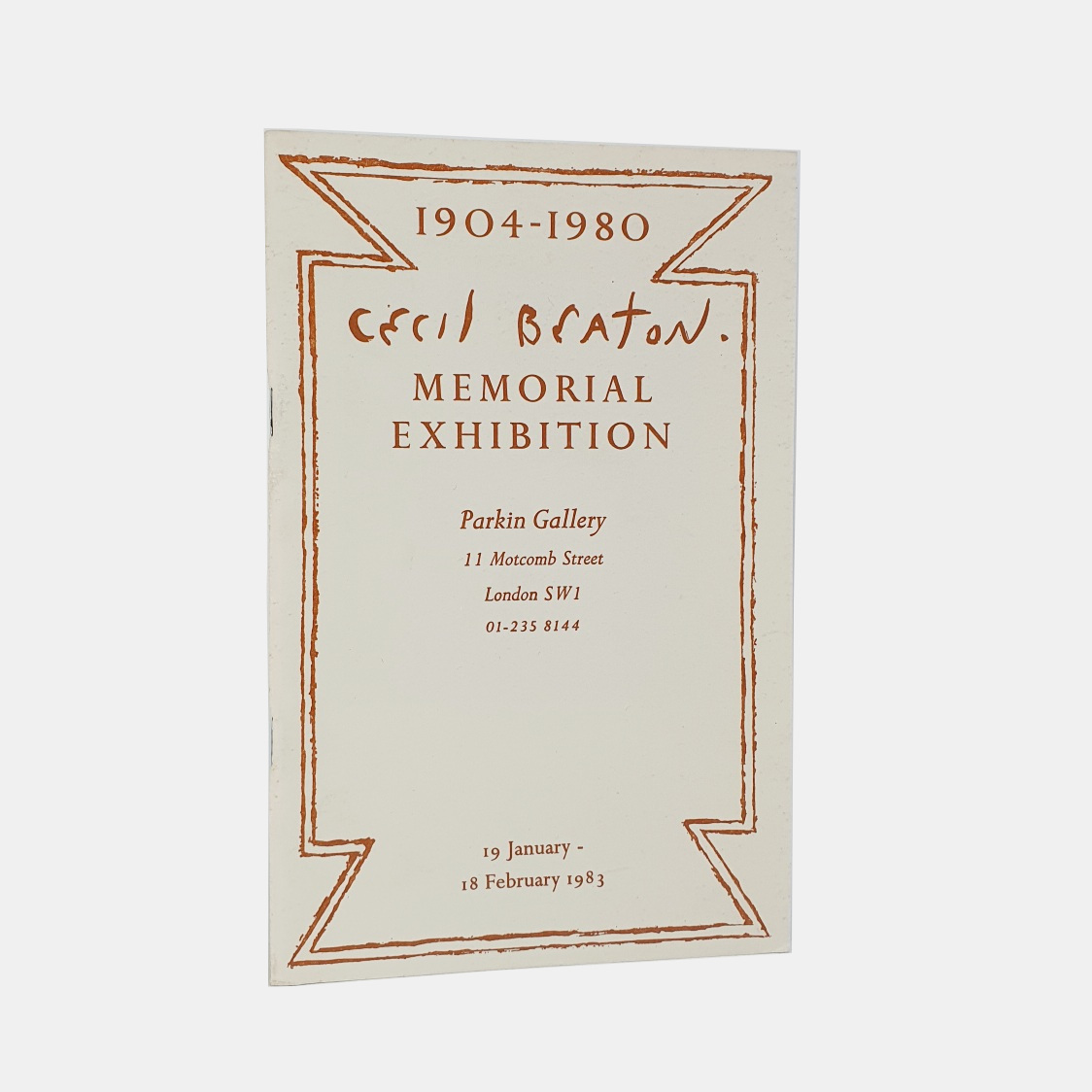 Cecil Beaton 1904-1980. Memorial Exhibition | Beaux Books
