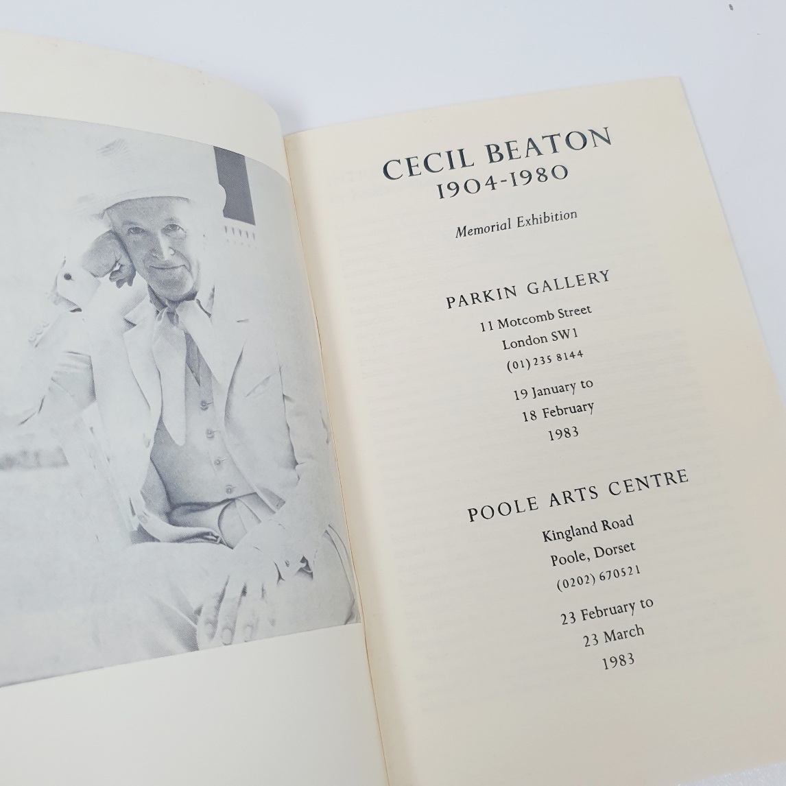 Cecil Beaton 1904-1980. Memorial Exhibition | Beaux Books
