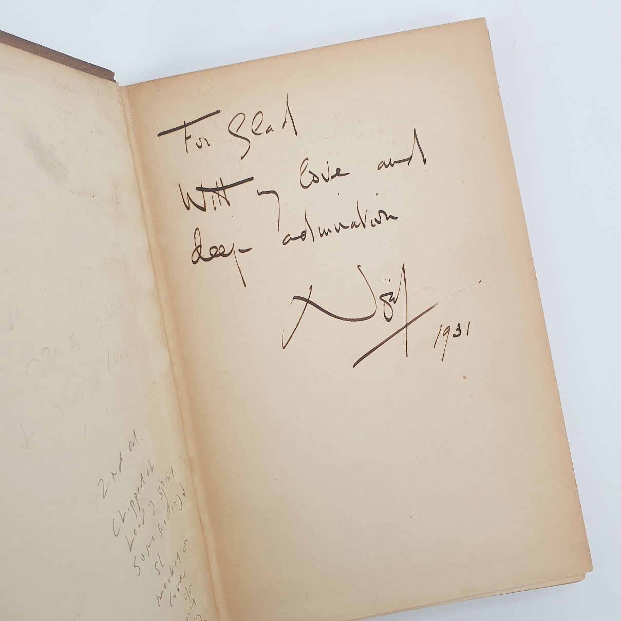 Post-Mortem. A Play in Eight Scenes [INSCRIBED] | Beaux Books
