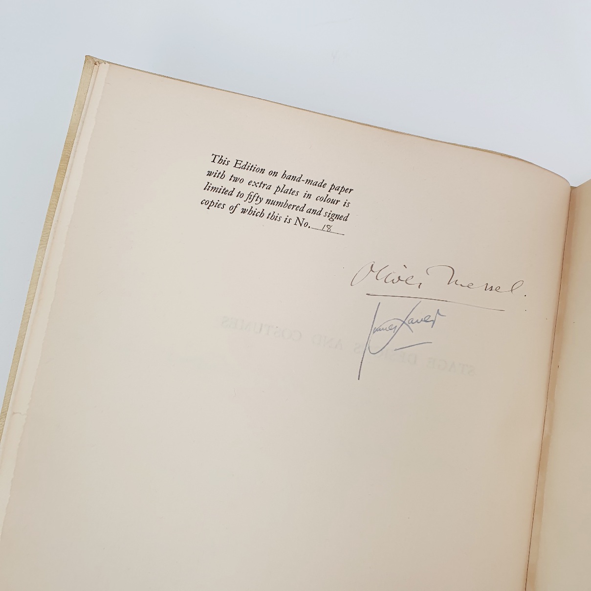 Oliver Messel. Stage Designs and Costumes [DELUXE ASSOCIATION COPY ...