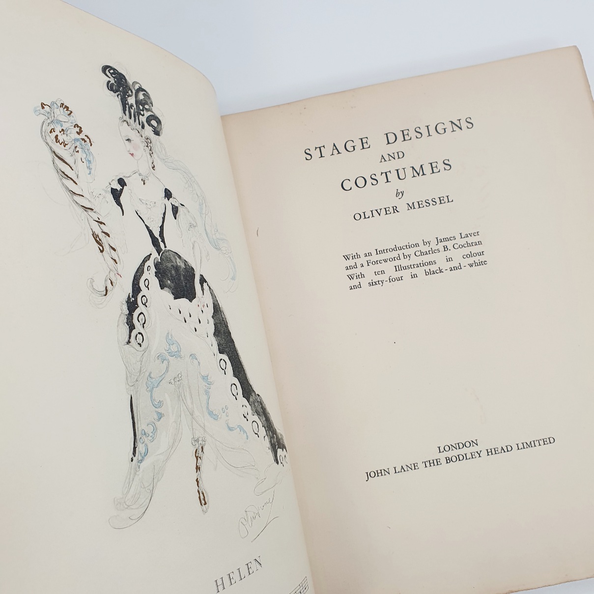 Oliver Messel. Stage Designs and Costumes [DELUXE ASSOCIATION COPY ...