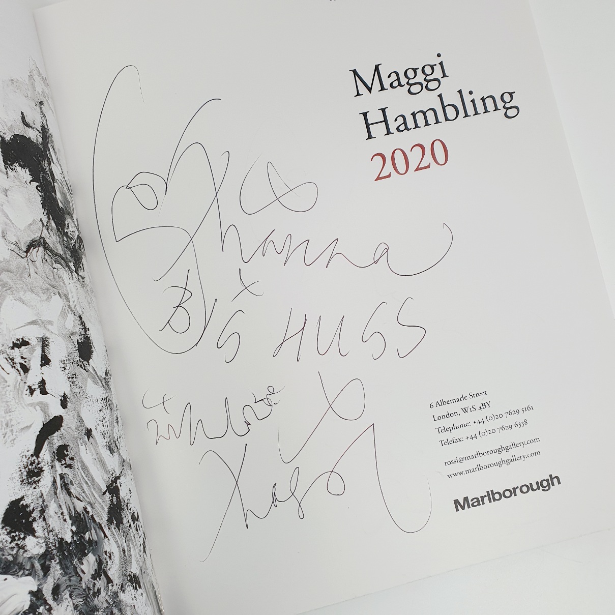 Maggi Hambling. 2020 [INSCRIBED] | Beaux Books