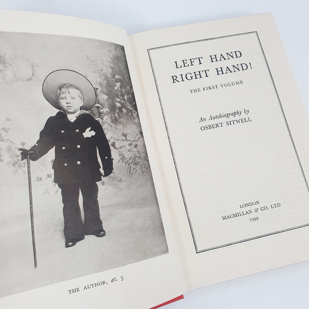 Left Hand, Right Hand! An Autobiography by Osbert Sitwell [Complete Set ...